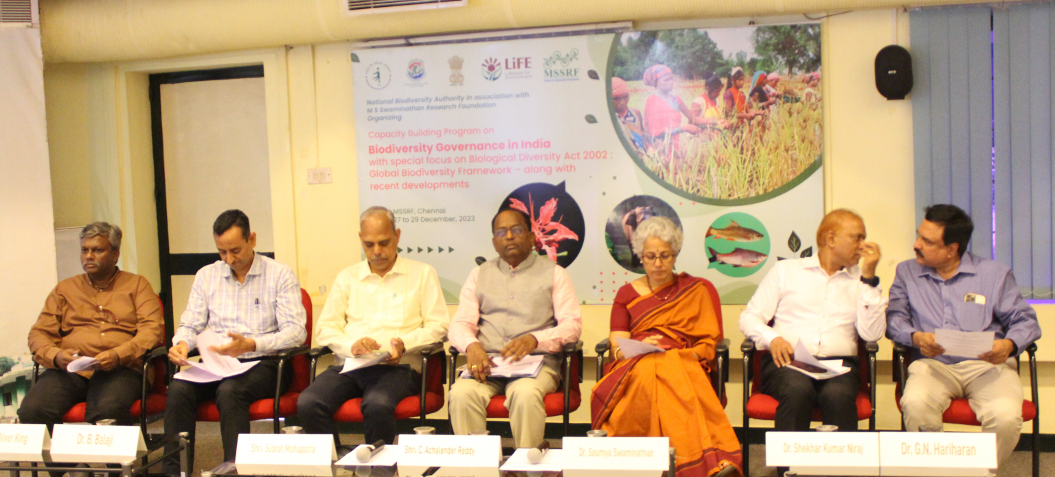 MSSRF and NBA collaborate on capacity strengthening initiatives | M S ...