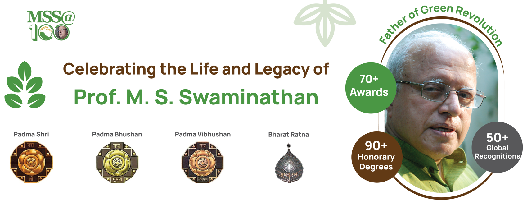 MSS@100 | M S Swaminathan Research Foundation